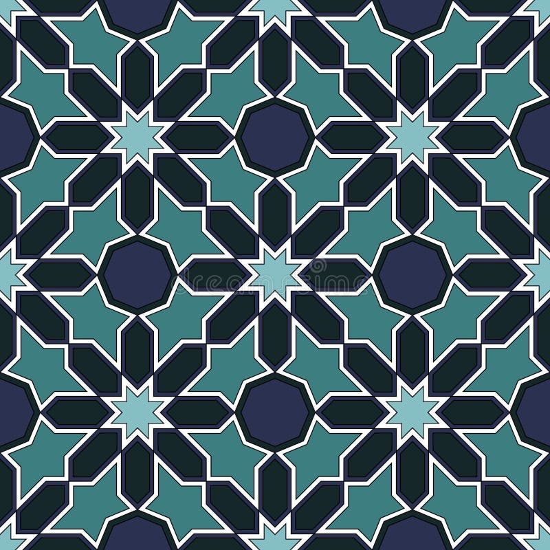 Nahtloses Muster Der Arabeske Vektor Abbildung - Illustration von ...