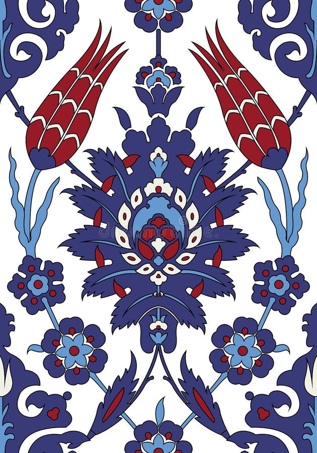 Nahtloses Muster Der Arabeske Vektor Abbildung - Illustration von ...