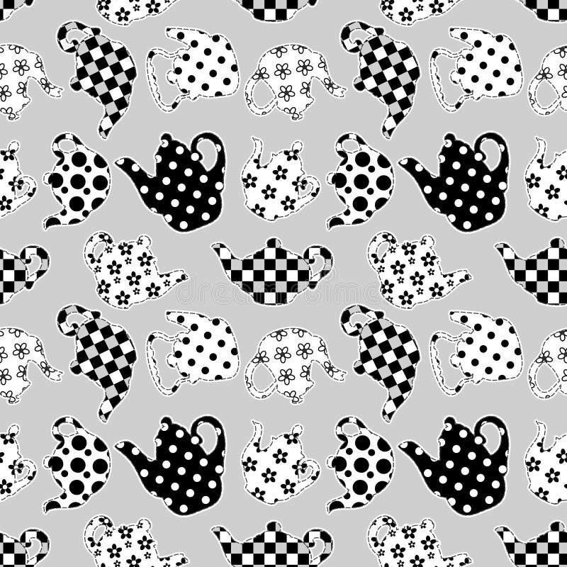 Nahtloses Muster, Verschachteln Von Niederlassungen Vektor Abbildung ...