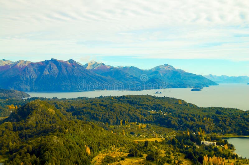 Nahuel Huapi Lake stock photo. Image of town, park, nahuel - 160807464