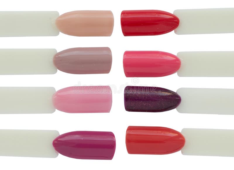 Nail art handmade samples stock image. Image of plastic - 86007923