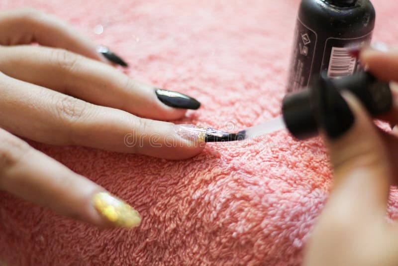 Nail Art, Manicure, Nail Paint Stock Image - Image of professional ...