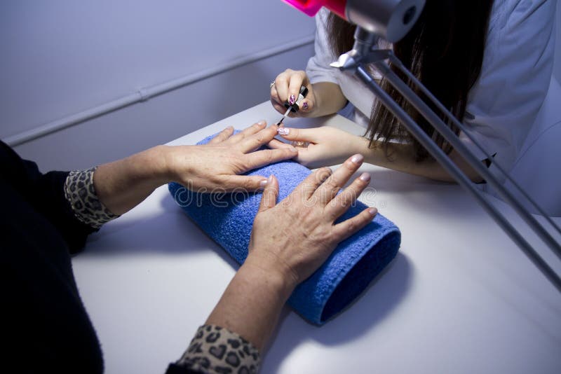 Nail care beauty stock photo. Image of center, manicure - 17823686
