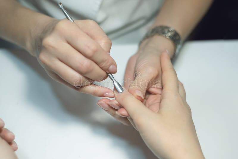 Nail care concept. stock photo. Image of closeup, cuticle - 138425286