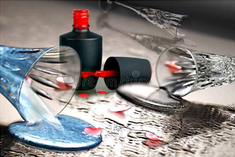 Nail enamel stock photo. Image of bottle, abstract, enamel - 22874950