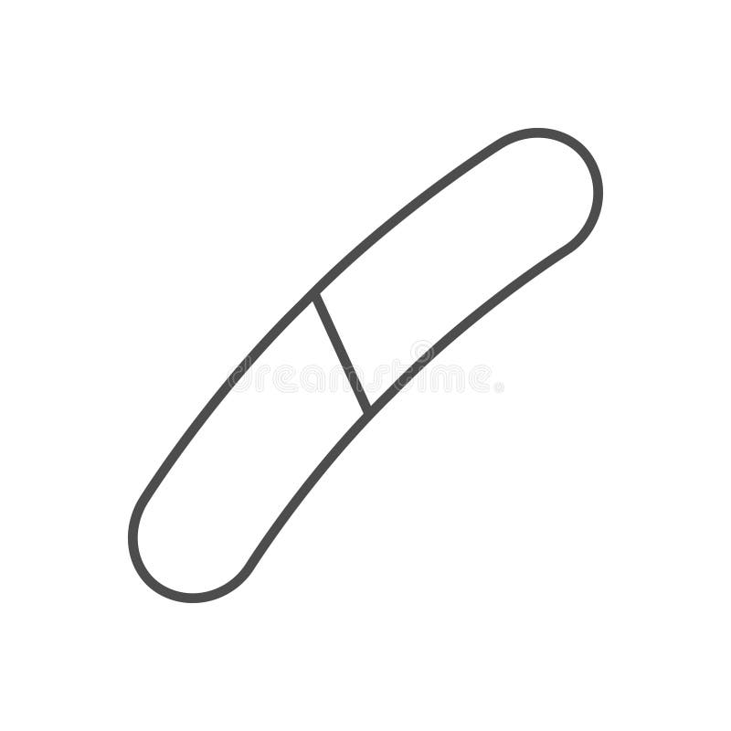 Nail File Line Outline Icon Stock Vector - Illustration of health, line ...