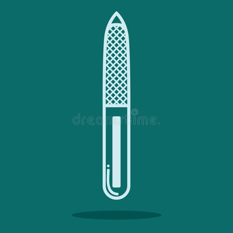 Nail File. Vector Illustration Decorative Design Stock Vector ...