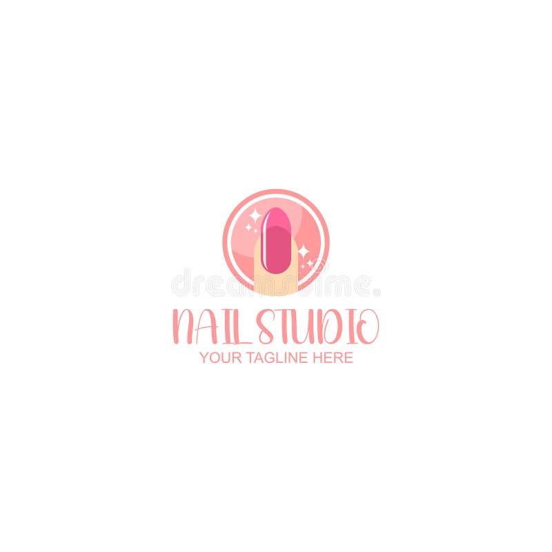 Nail Logo Design for Nail Studio or Beauty Nail Salon with Creative ...