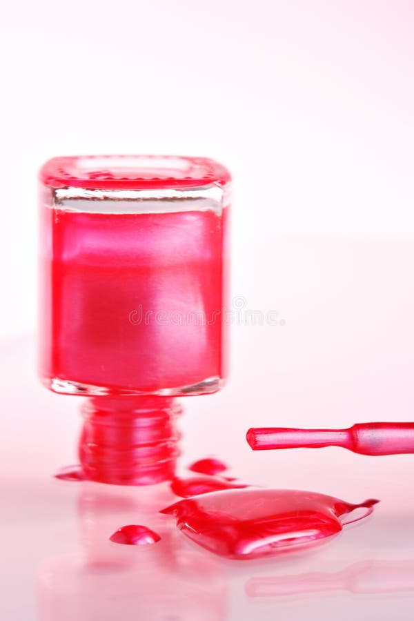 Dripping Red Nail Polish stock image. Image of dripping - 25522359