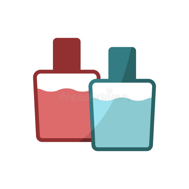 Nail Polish Bottle Beauty Make Up Icon Vector Basic Design Stock Vector - Illustration of vector ...
