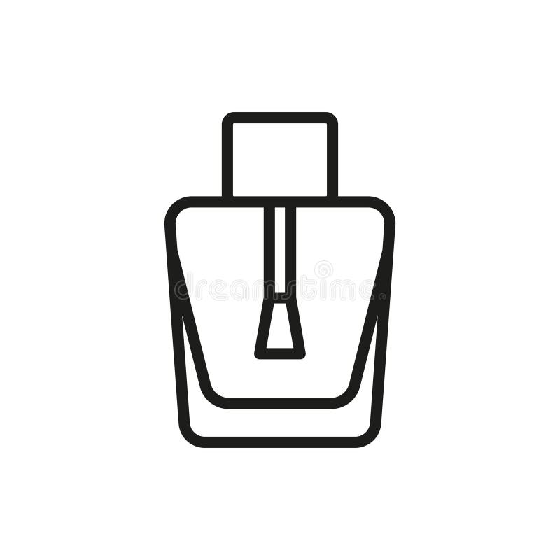 Nail Polish Bottle Beauty Make Up Icon Vector Basic Design Stock Vector - Illustration of makeup ...