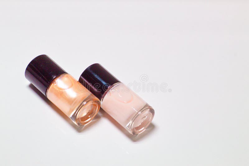 Nail Polish Container with Bright Colors Stock Photo - Image of ...