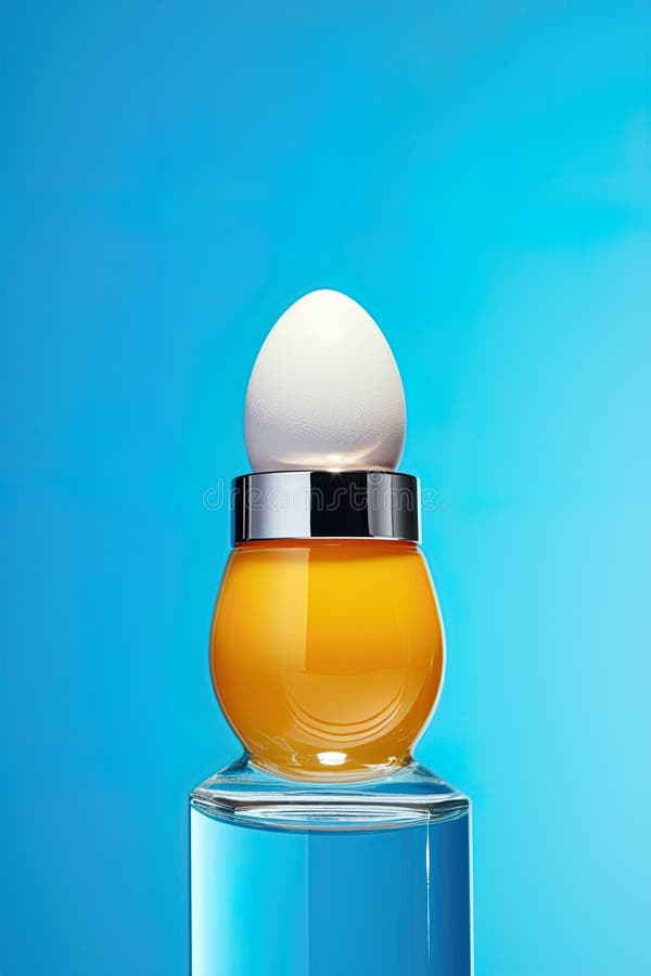Nail Polish with Egg Yolk. Art Installation Design for Easter ...