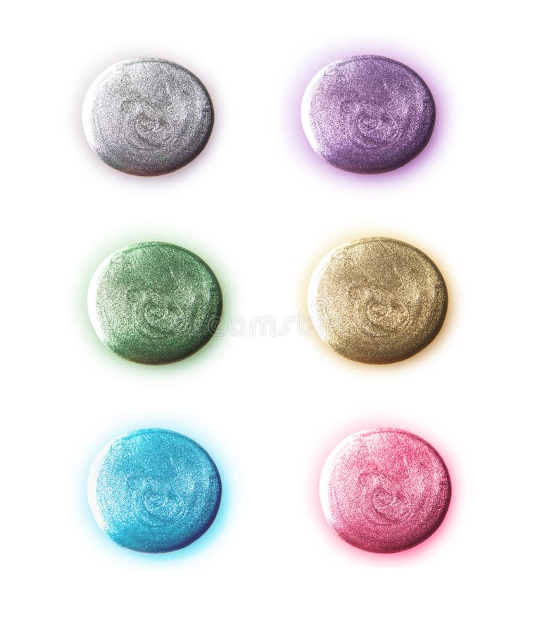 Nail Polish Enamel Drops Sample. Stock Image - Image of paint, beauty ...