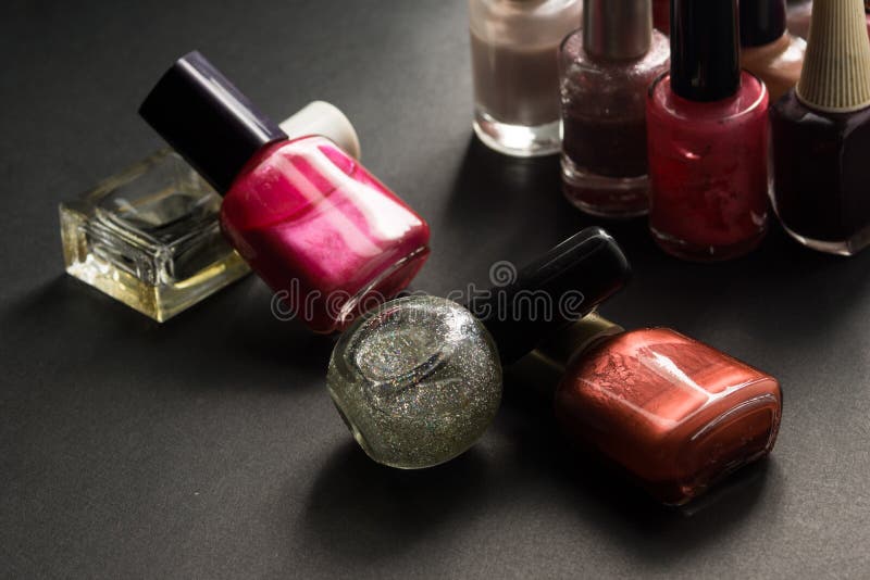 Nail polish. stock image. Image of nail, accessory, gloss - 75923875