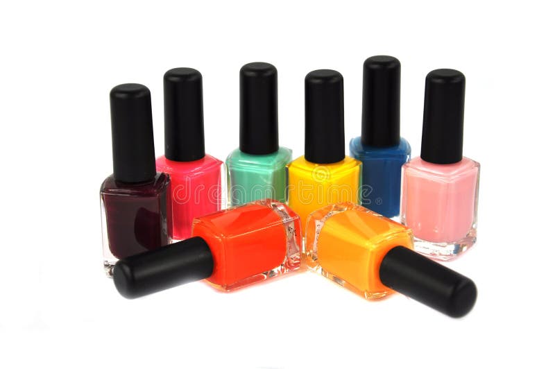 Nail polish set stock image. Image of finish, colorful - 33004861