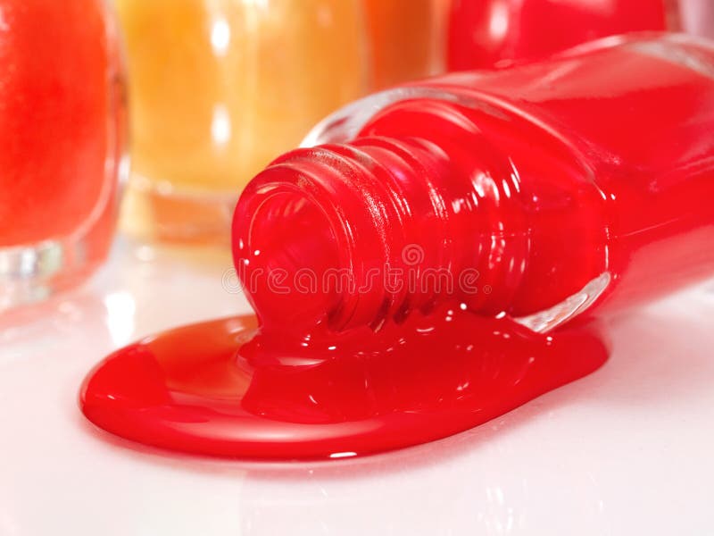 Nail polish stock image. Image of indoors, polish, white - 48847461