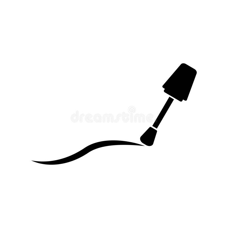 Nail Polish Symbol Icon,illustration Design Template Stock Vector ...