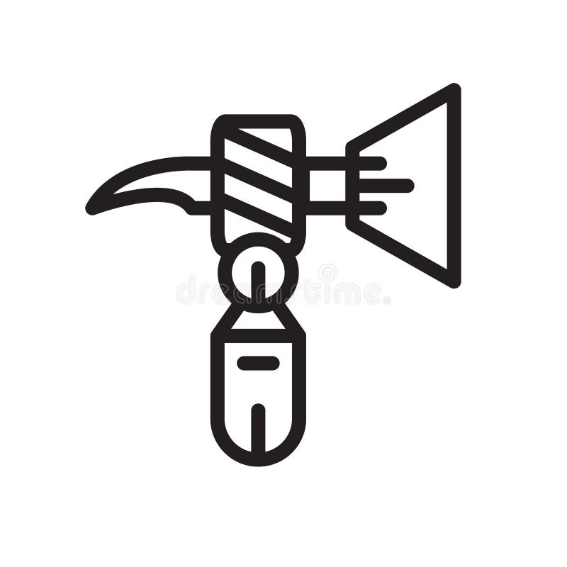 Nail Puller Icon Vector Isolated on White Background, Nail Puller Sign ...