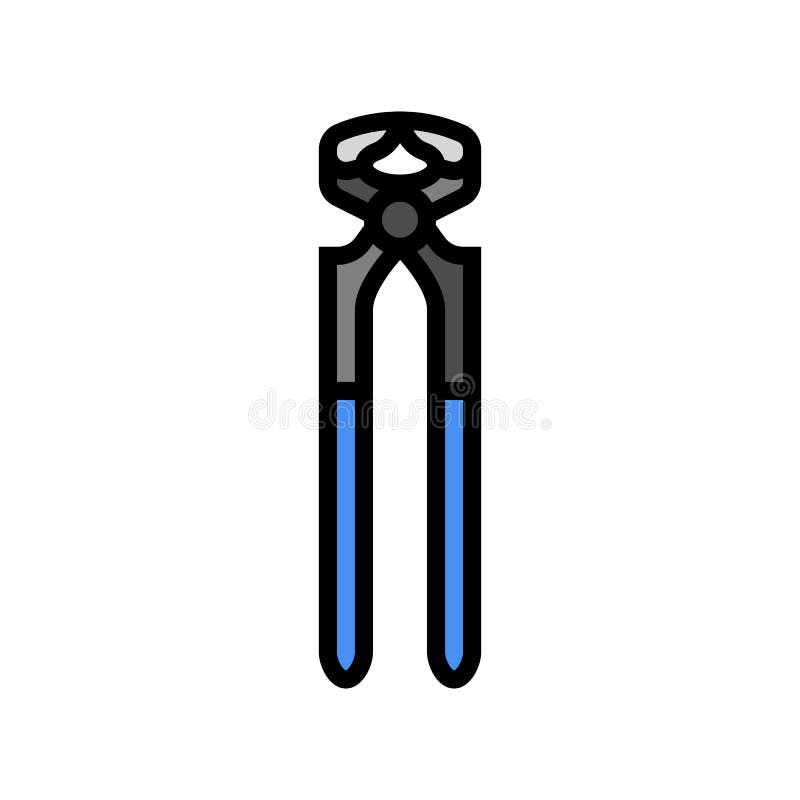 Nail Puller Pliers Color Icon Vector Illustration Stock Illustration ...