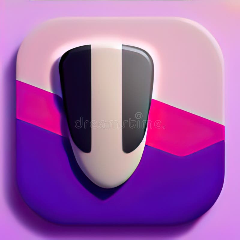 Nail Salon Software App Icon. Generative AI. Stock Illustration ...