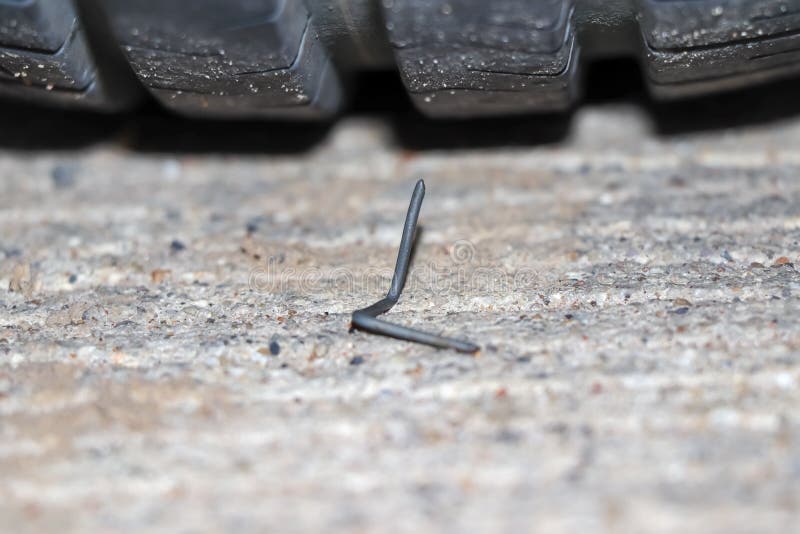 Nail trap and sharp stock image. Image of danger, object - 228854313