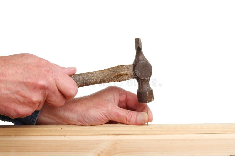 Nailing wood stock photo. Image of nailing, working, fixing - 25595464