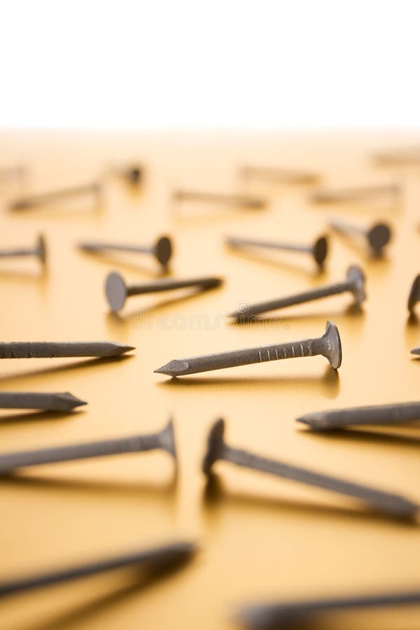 Nails On Gold Picture. Image: 2229506