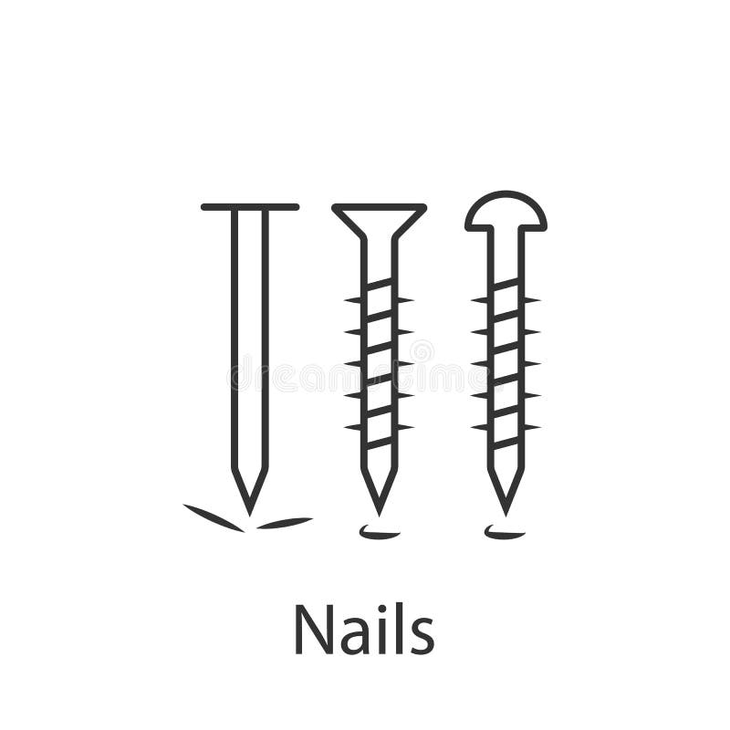 Nails Icon Icon. Simple Element Illustration. Nails Icon Symbol Design ...