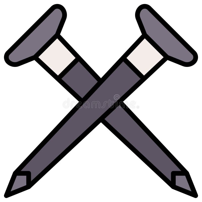 Nails Icon, Holy Week Related Vector Illustration Stock Vector ...