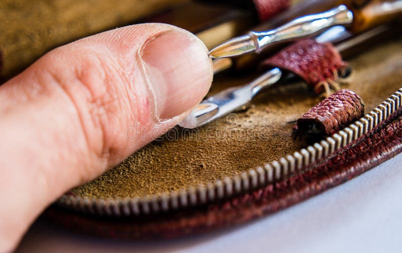 Nails Manicure Set with Hand Icon Stock Image - Image of equipment ...