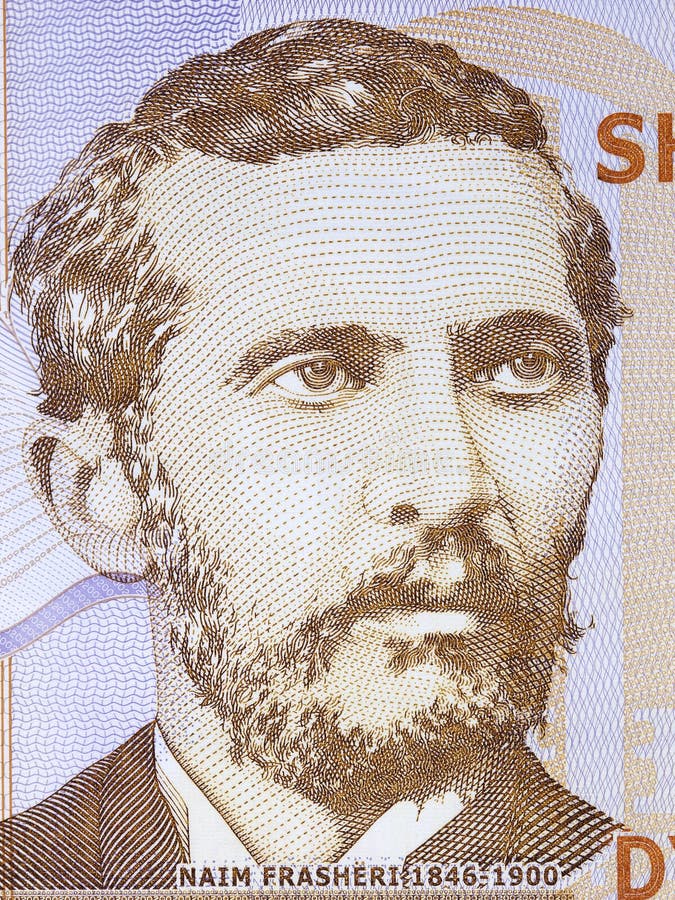 Naim Frasheri a portrait stock photo. Image of frasheri - 161152304