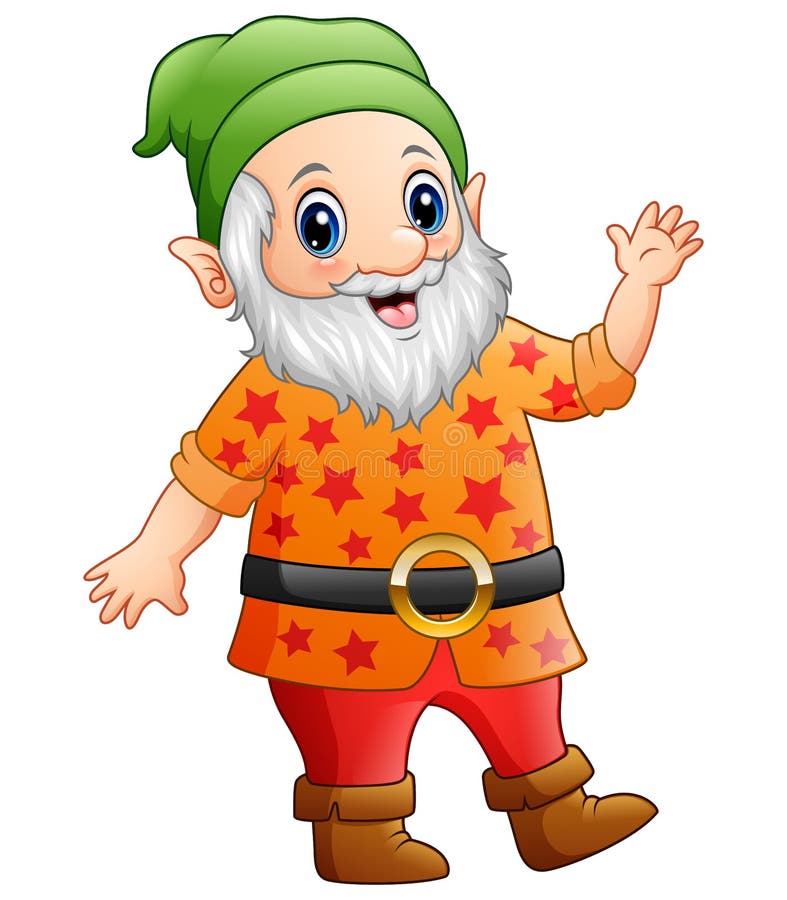 Mineur Nain De Dessin Animé Illustration de Vecteur - Illustration du ...