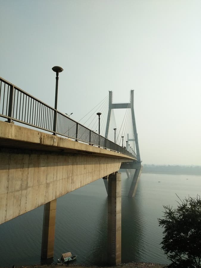 Naini bridge stock photo. Image of allahabad, cable - 111164196