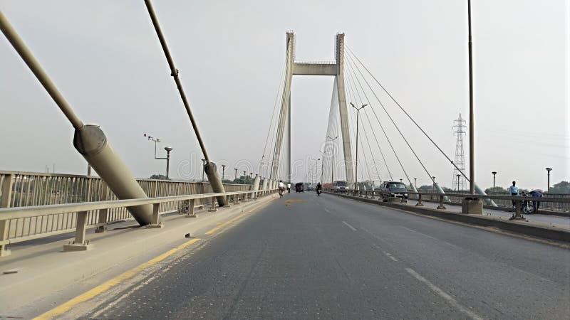 Naini Bridge editorial stock photo. Image of citythe - 120686118