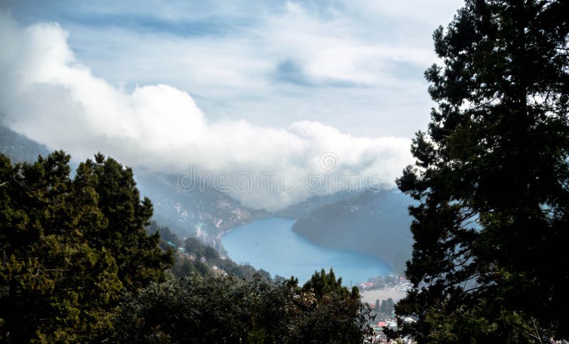 Nainital Lake- Bird S Eye View Stock Photo - Image of himalayas, india ...
