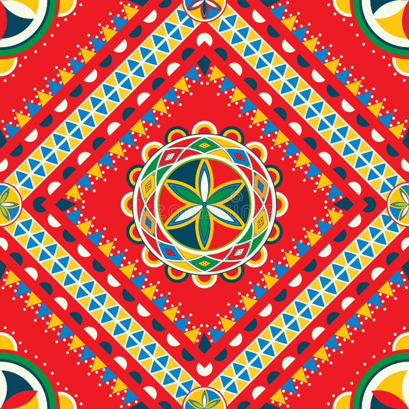 PrintArabic Red Pattern Design, Saudi Arabian Culture, Saudi National ...