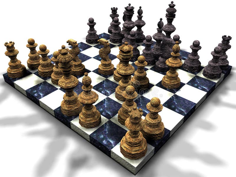 The Najdorf Sicilian Variation Stock Illustration - Illustration of ...