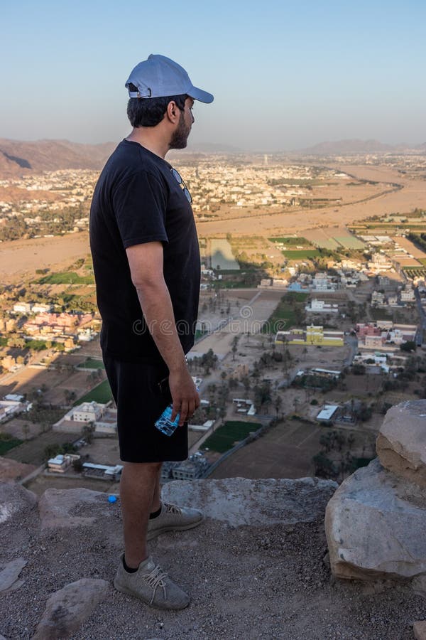 NAJRAN, SAUDI ARABIA - NOVEMBER 27, 2021: Local Men Looking at Najran ...