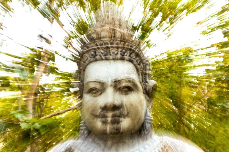 Naka Demon Deva God-Stuck, Zementtreppenschritt Stockfoto - Bild von ...