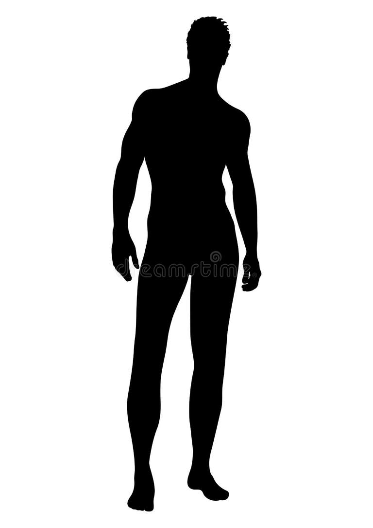 Man Standing Side Silhouette Stock Illustrations 1 387 Man Standing