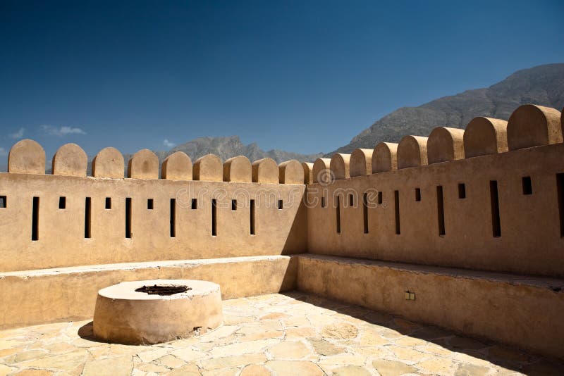 Al Rakyat Fort in Qatar stock image. Image of landmark - 64997285