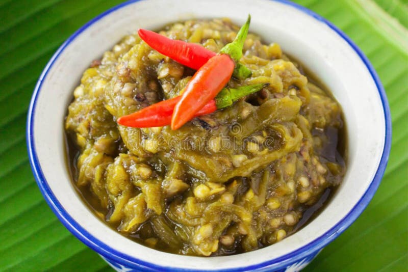 Nam Prik Num stock photo. Image of cuisine, dish, recipe - 59119394