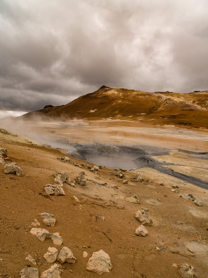 Namaskard Myvatn Iceland stock image. Image of landscape - 62946965