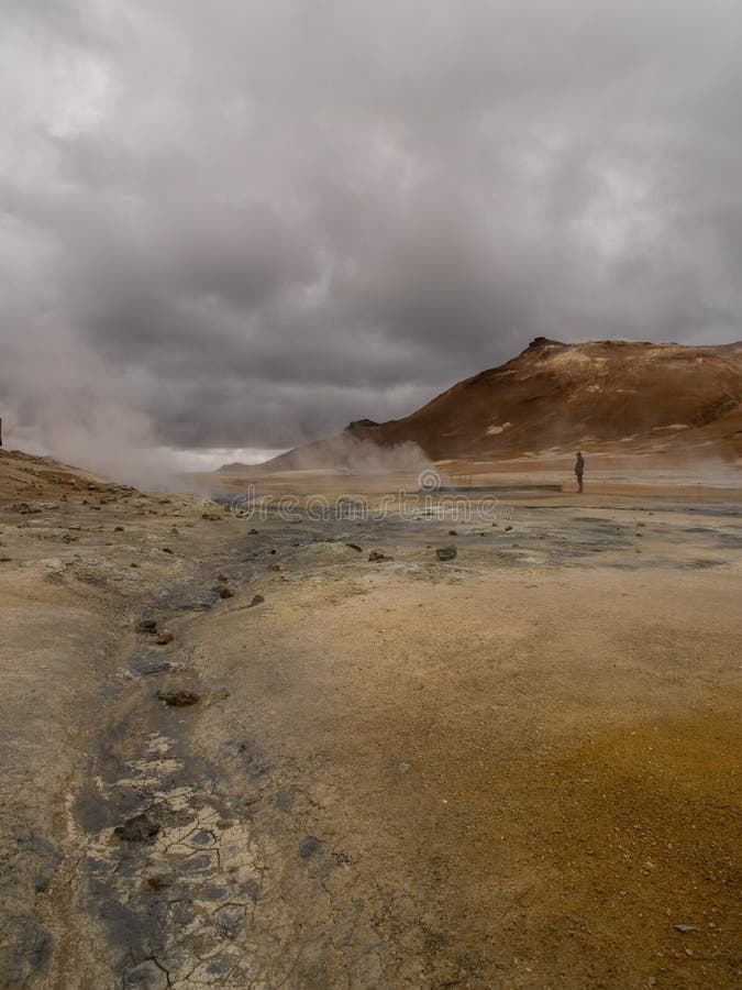 Namaskard Myvatn Island stockbild. Bild von landschaft - 62946965