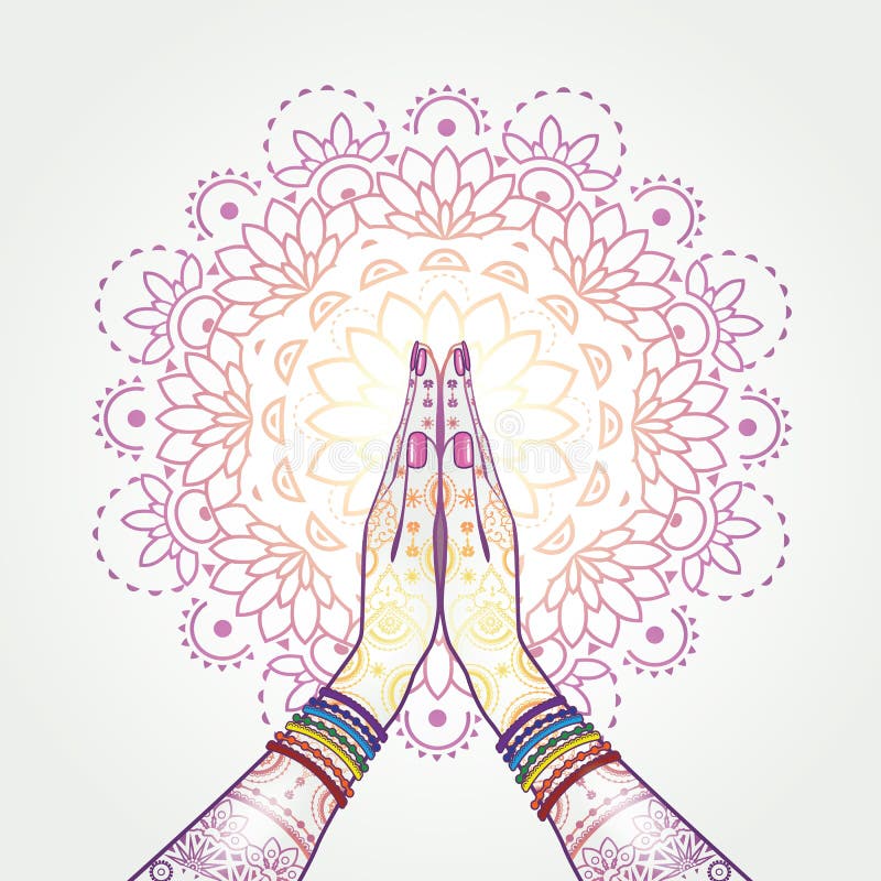 Namaste Stock Illustrations – 7,559 Namaste Stock Illustrations ...
