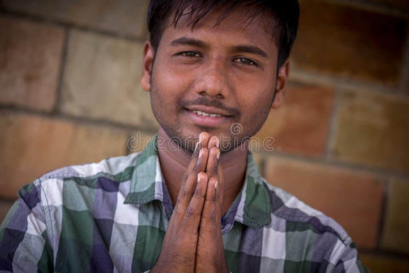 Namaste stock photo. Image of cheerful, young, plase - 41884544