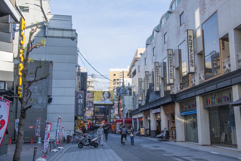 Namba area in Osaka editorial photo. Image of people - 168529261