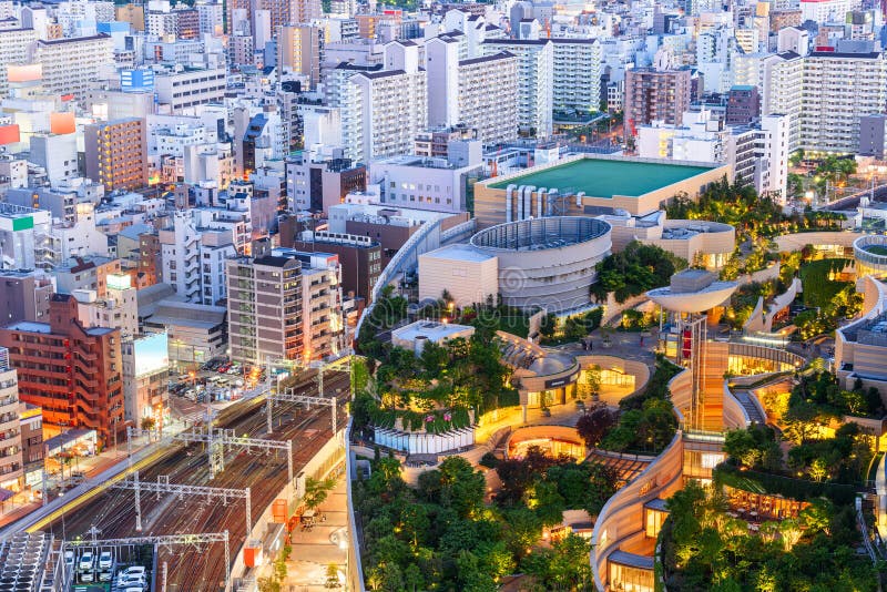 Namba Parks, Osaka, Japan Aerial View Editorial Photography - Image of ...