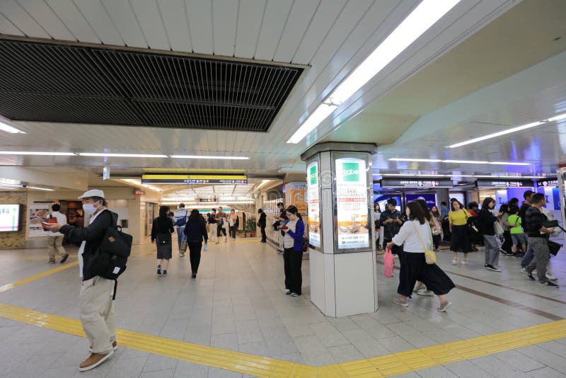 A Namba Station of Under Ground Walkway Editorial Photography - Image ...